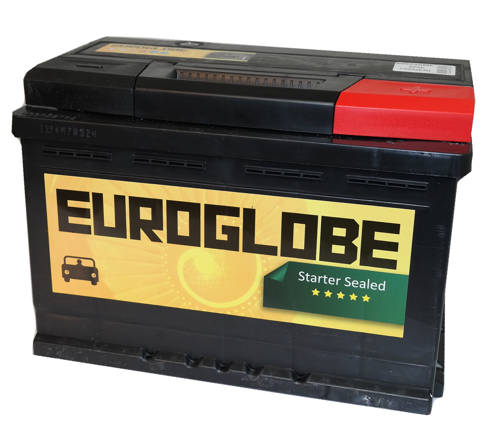 Startbatteri Euroglobe 58024, 80Ah 12V - Maskin & Verktøyleverandøren AS